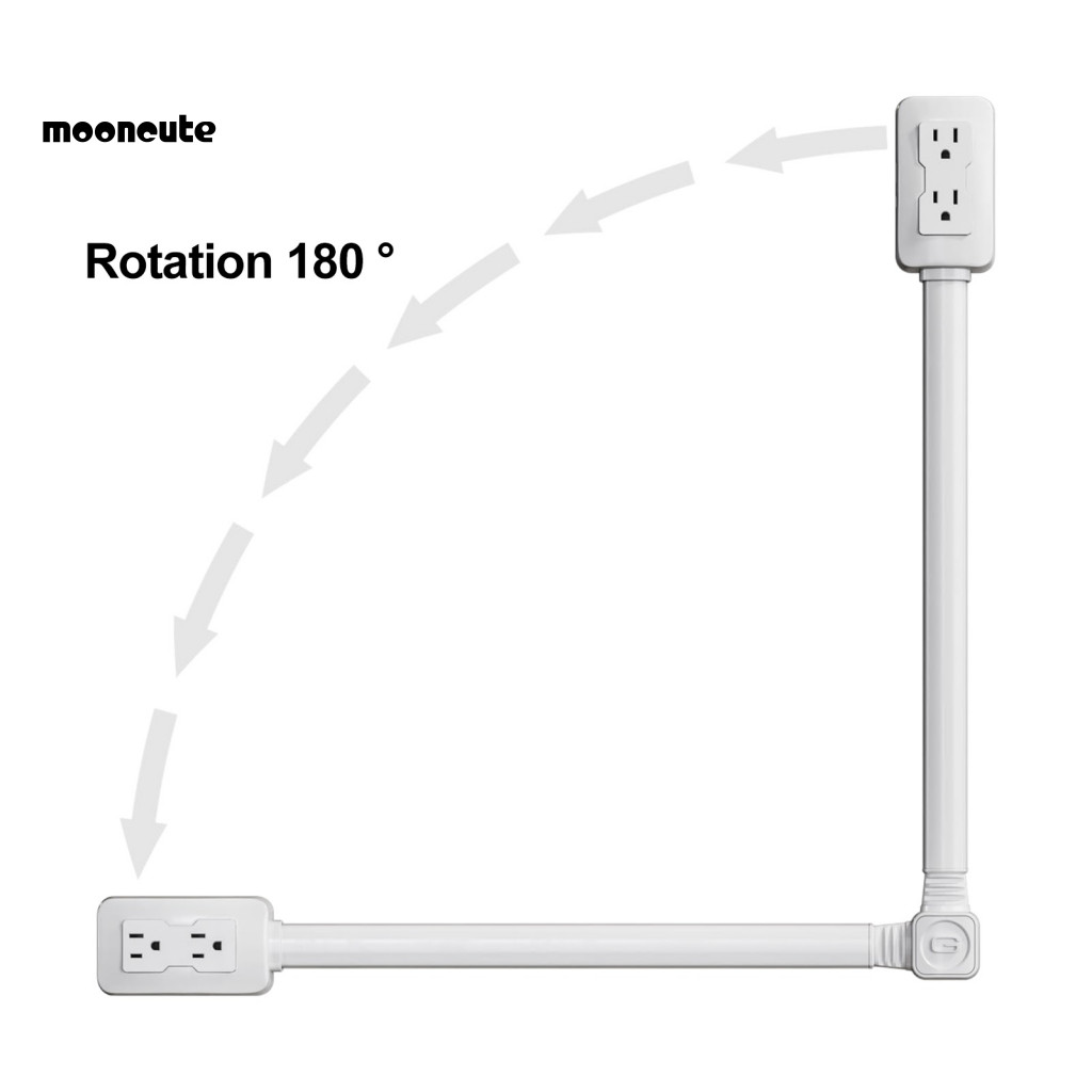 mooncute| Rotating Power Strip Outlet Extender Bar Usb Outlet Extender ...