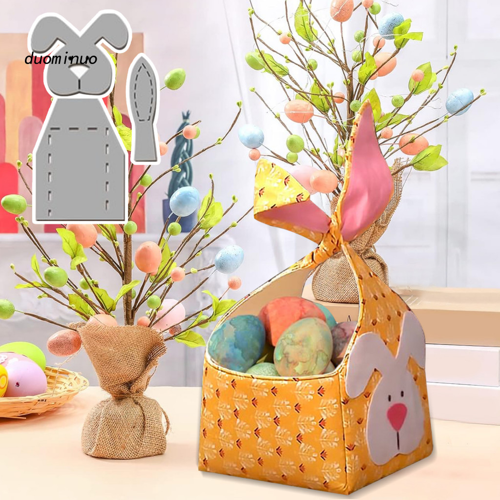 DU| Easter Basket Template Easter Party Favor Basket Diy Easter Bunny ...