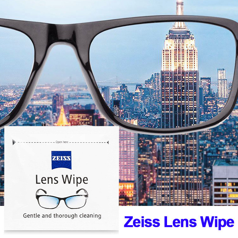 Zeiss Alcohol-Free Lens Wipe Glasses Pre-moistened Cleaner Wipes ...
