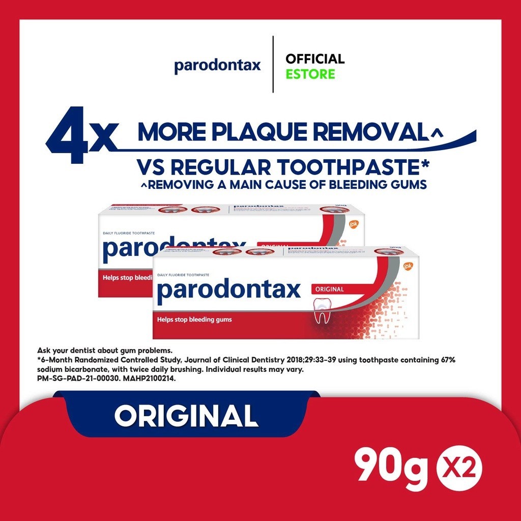 [2 Packs] PARODONTAX Toothpaste, Helps Stop Bleeding Gums, Oral Care ...