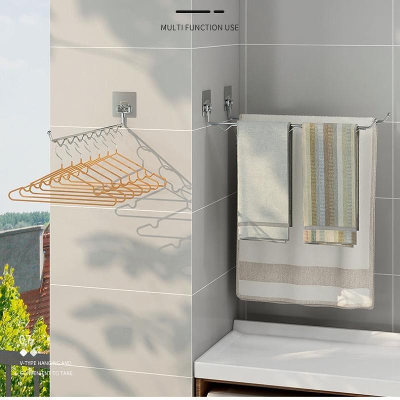 Stainless Steel Folding Drying Racks Invisible Free Perforated Drying ...