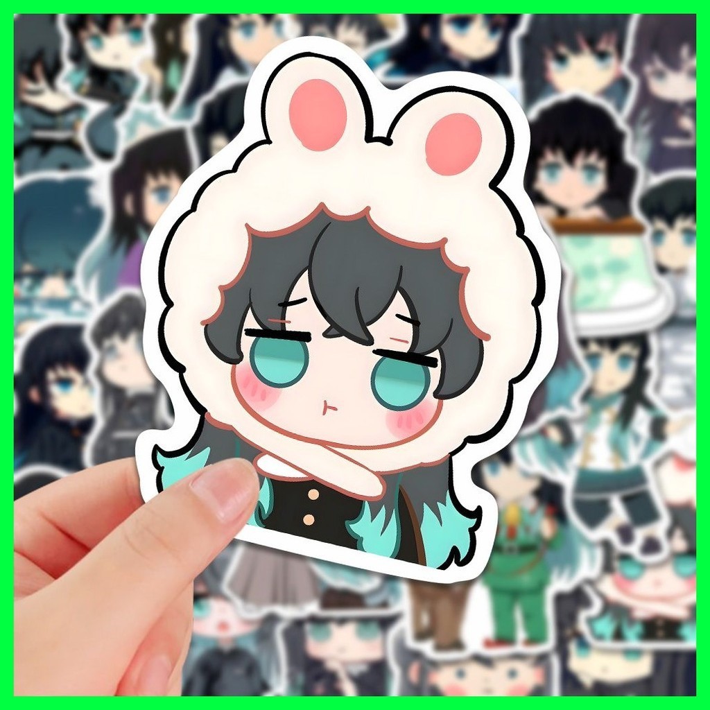 Stickers Demon Slayer (54 Sheets) Tokitou Muichirou Cute HD ...