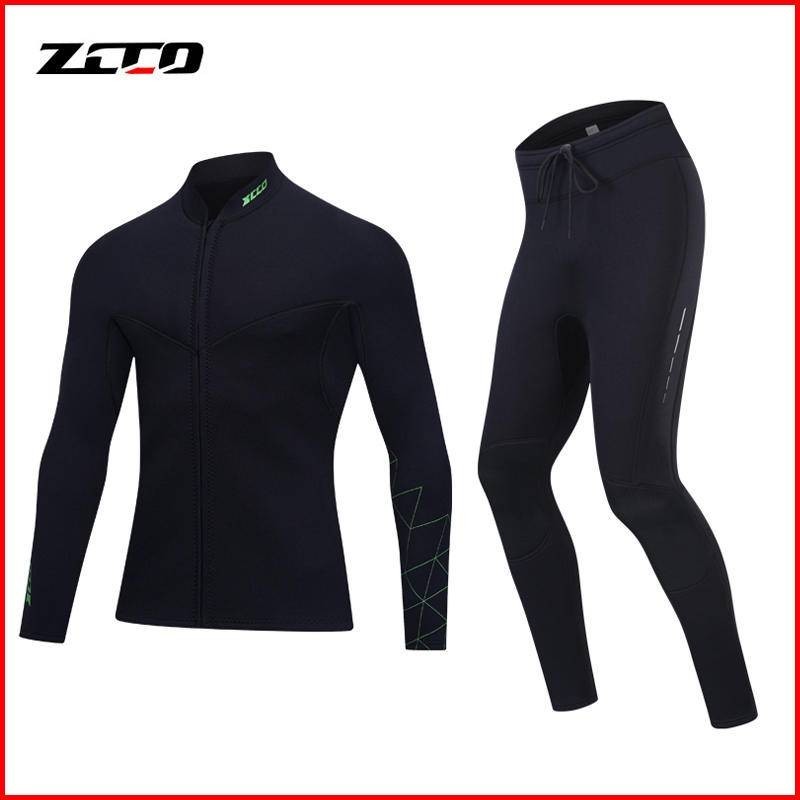 Ready Stock ZCCO 3mm Wetsuit Diving Pants Men's Neoprene Two-Piece Warm ...