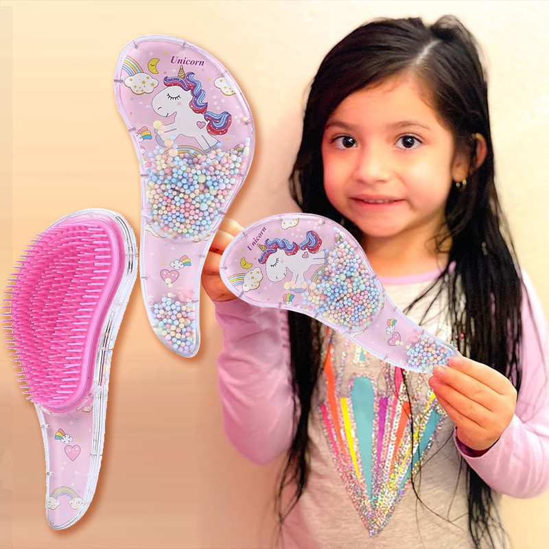 Cartoon Magic Comb Anti-static Massage Unicorn Hair Brushes Tangle ...