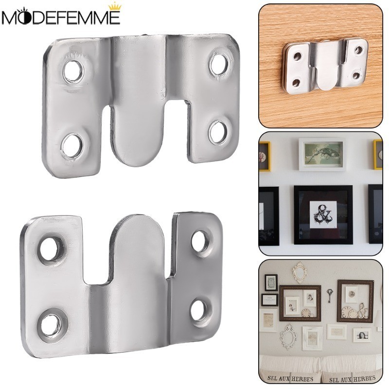 [ Featured ] Painting Frame Hook - Stainless Steel Interlock Bracket ...