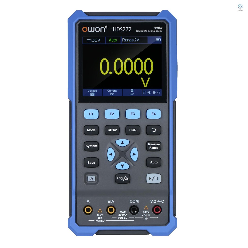 OWON 2-in-1 Handheld Oscilloscope Multimeter 2 Channels Lab ...