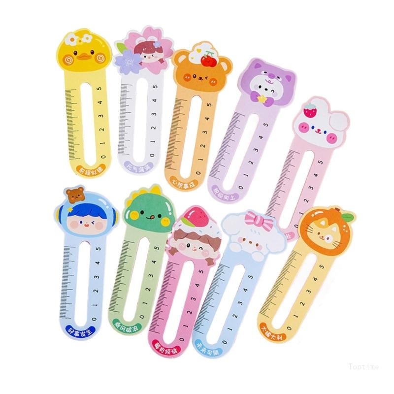 Top Pack Of 50 Cartoon Bookmarks Ruler Ruler Bookmarks for Book Lover ...