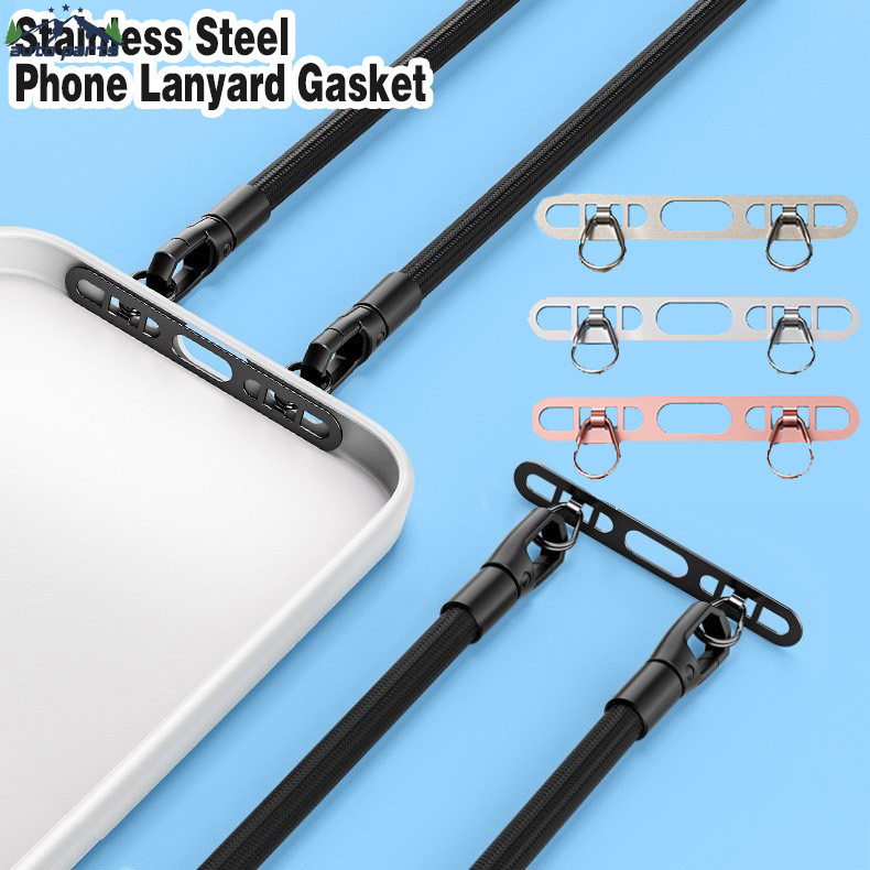 Stainless Steel Phone Lanyard Gasket - Mobile Phone Hanging Rope ...
