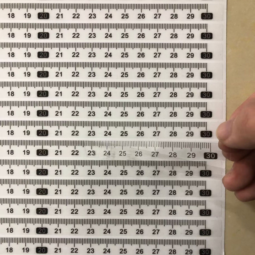 Adhesive Sticker a Scale a Scale Sticker Self-Adhesive and Transparent ...