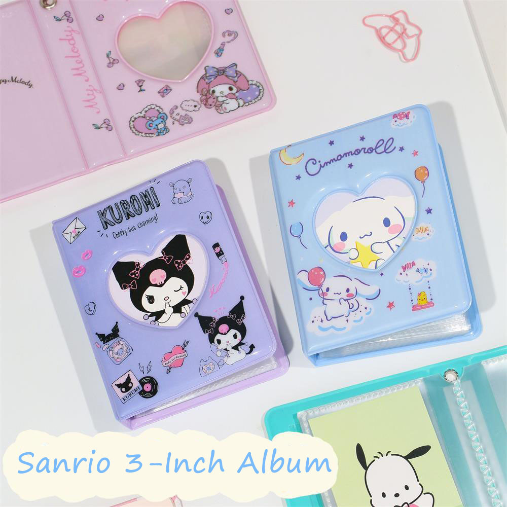 Sanrio Album Mini Photo Holder 3 Inch Kpop Card Binder Name Card ...