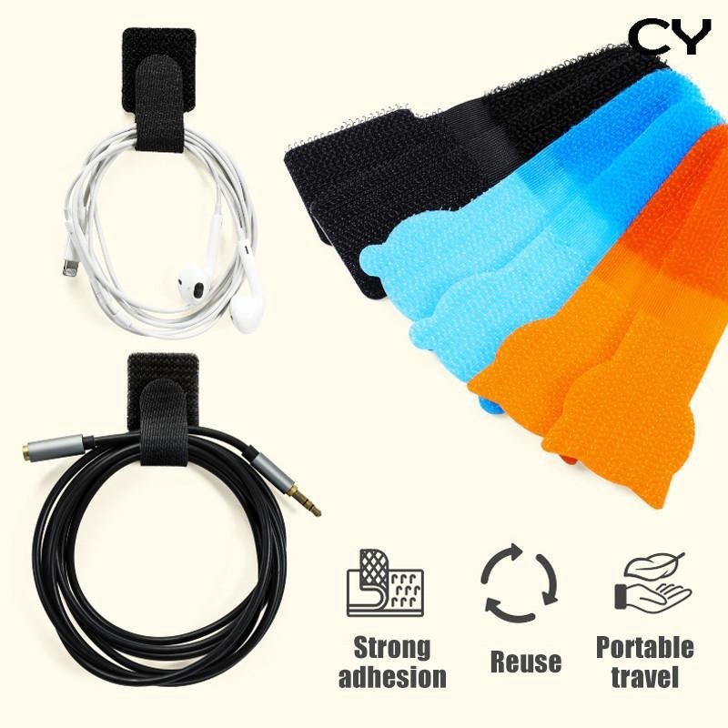 5pcs Reusable Cable Ties Fastening Wire Organizer Cord Rope Holder Self ...