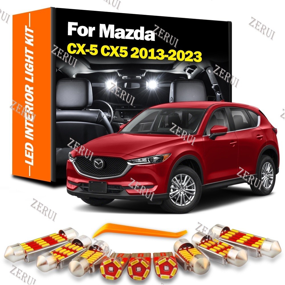 ZR For 11Pcs Canbus LED Interior Light Kit For Mazda CX-5 CX5 CX 5 2013 ...