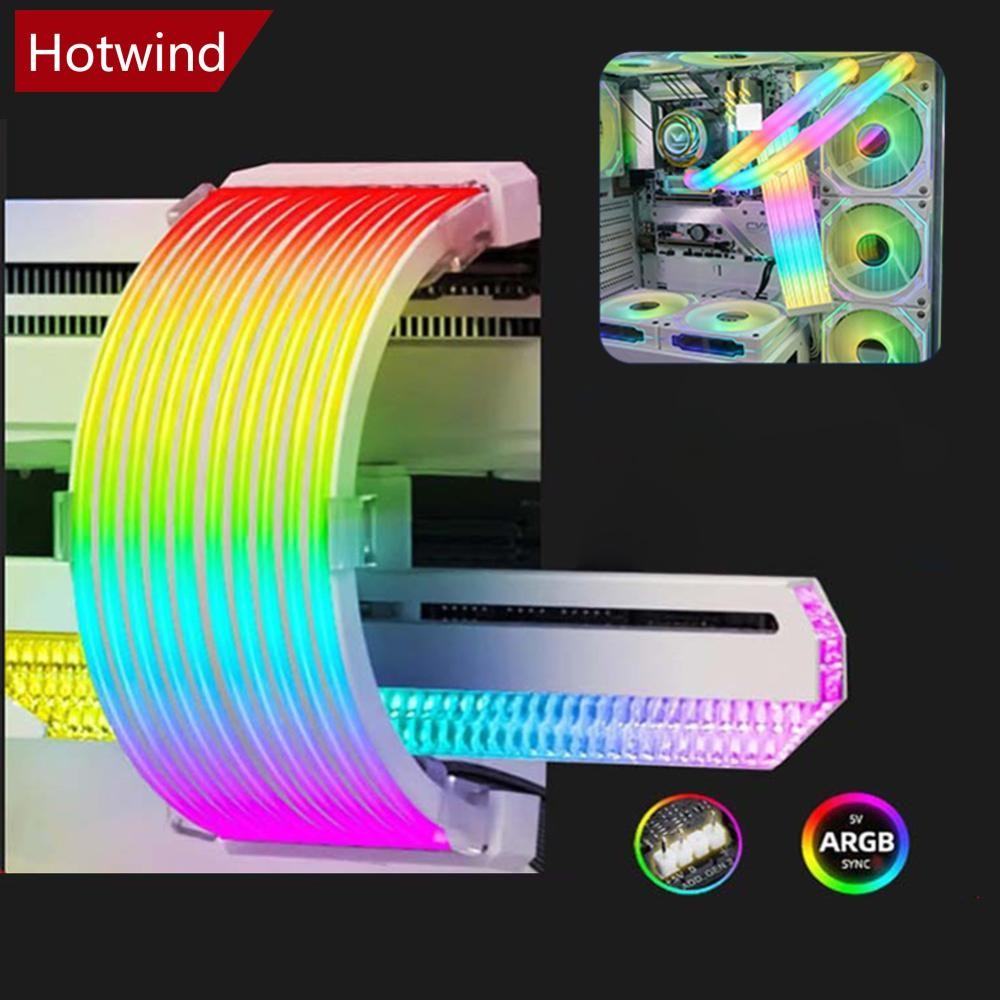HOTWIND Flexible RGB LED Light Strip Bar ARGB Board Cover For Computer ...
