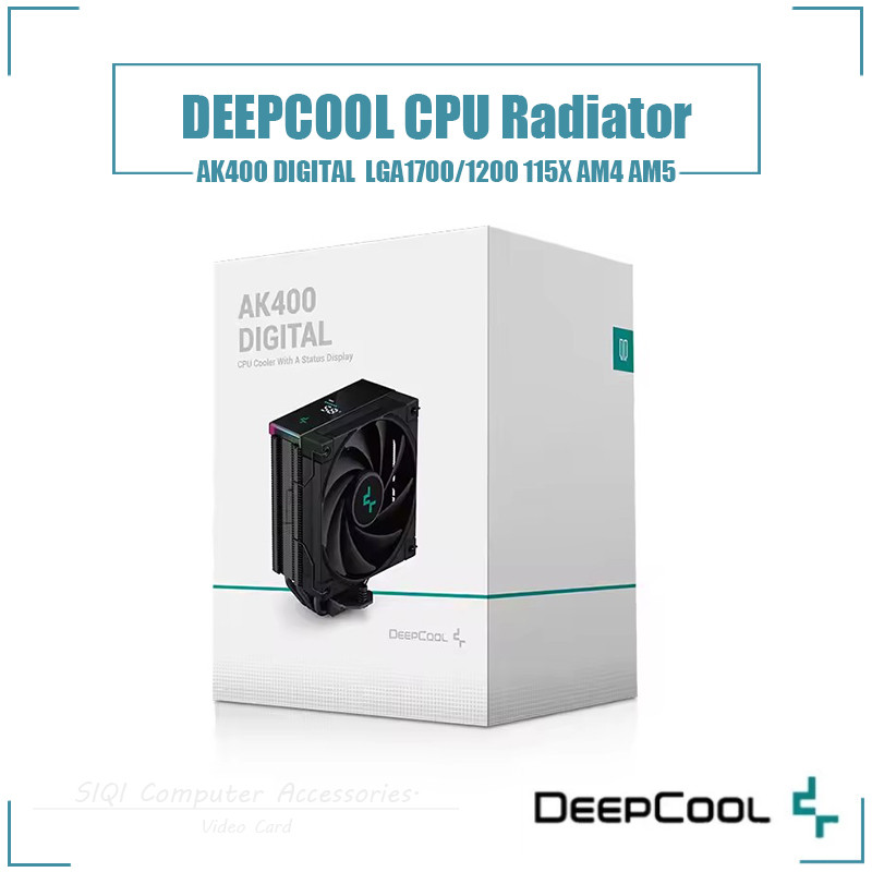 DeepCool AK400 CPU Cooler Intelligent Digital Display Suitable for ...