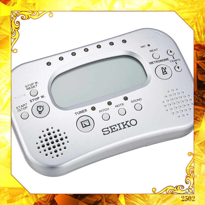 SEIKO Tuner & Metronome with Stopwatch - Silver STH100S | Shopee Singapore