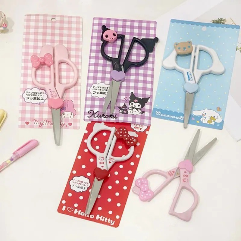 Kawaii KT Cartoon Home Scissors Creative Kuromi Paper Cutting Machine ...