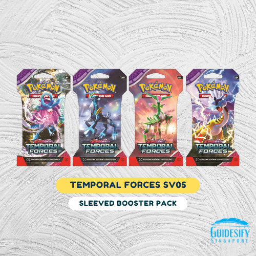 Temporal Forces Sleeved Booster Pack Pokemon TCG SV05 Factory Sealed | Shopee Singapore