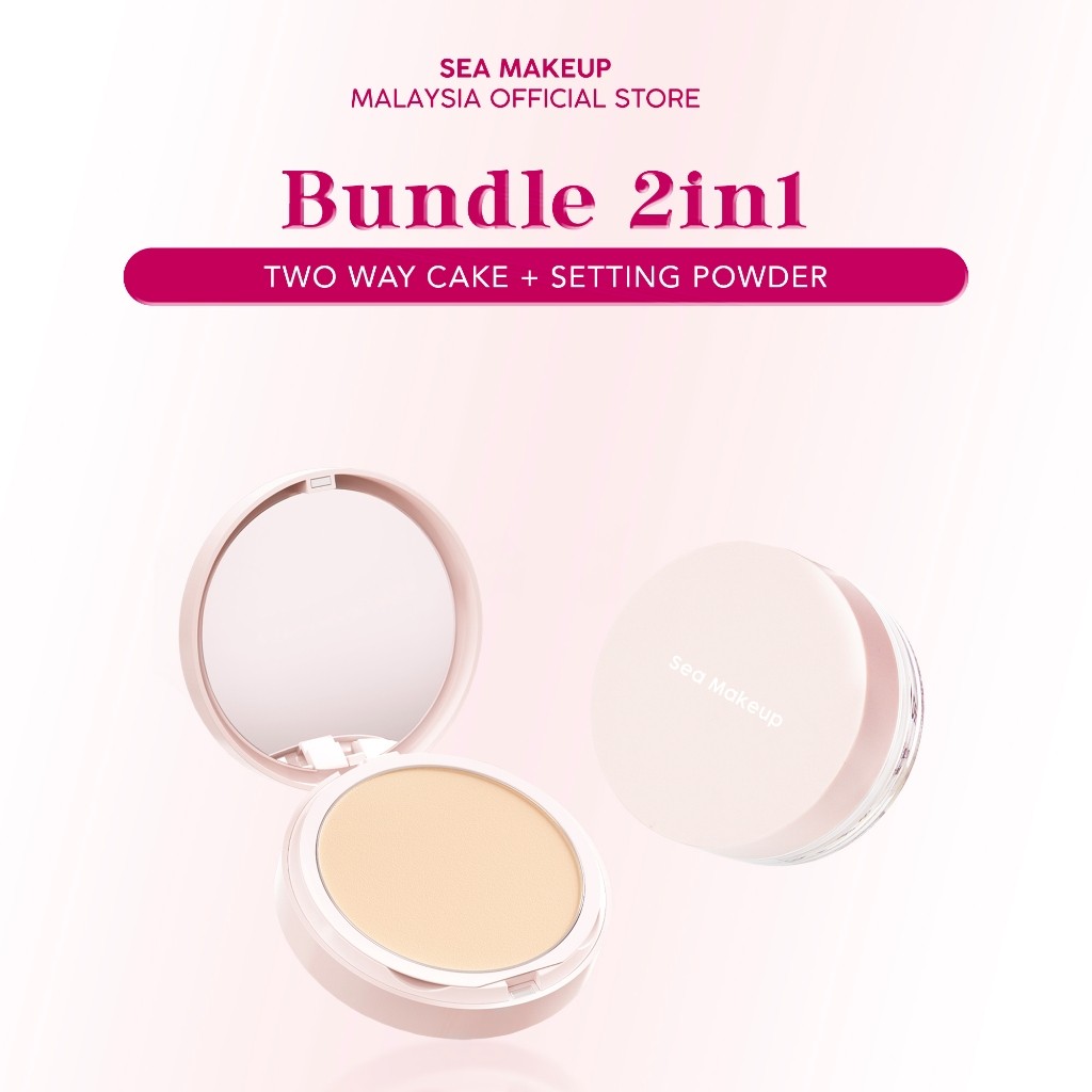 Sea Makeup Bundle 2 in 1 Acne Cover & Smooth Two Way Cake + Acne Care ...