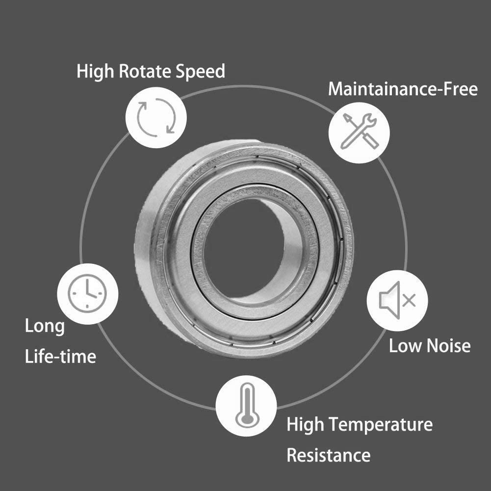 100Pcs Ball Bearings Skateboard Bearings Carbon Steel for Inline Skates ...