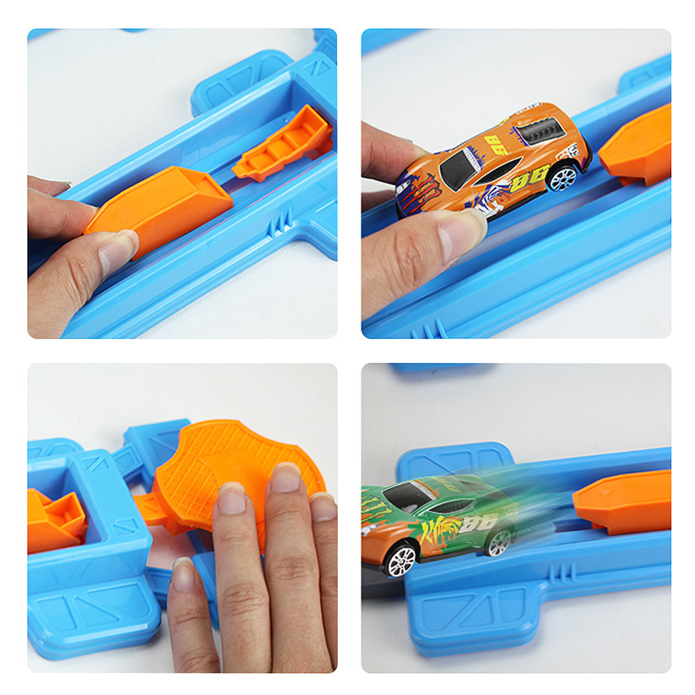 Dual Racing Track Racing Car Toy Car Track Toy Cars for Boys | Shopee ...