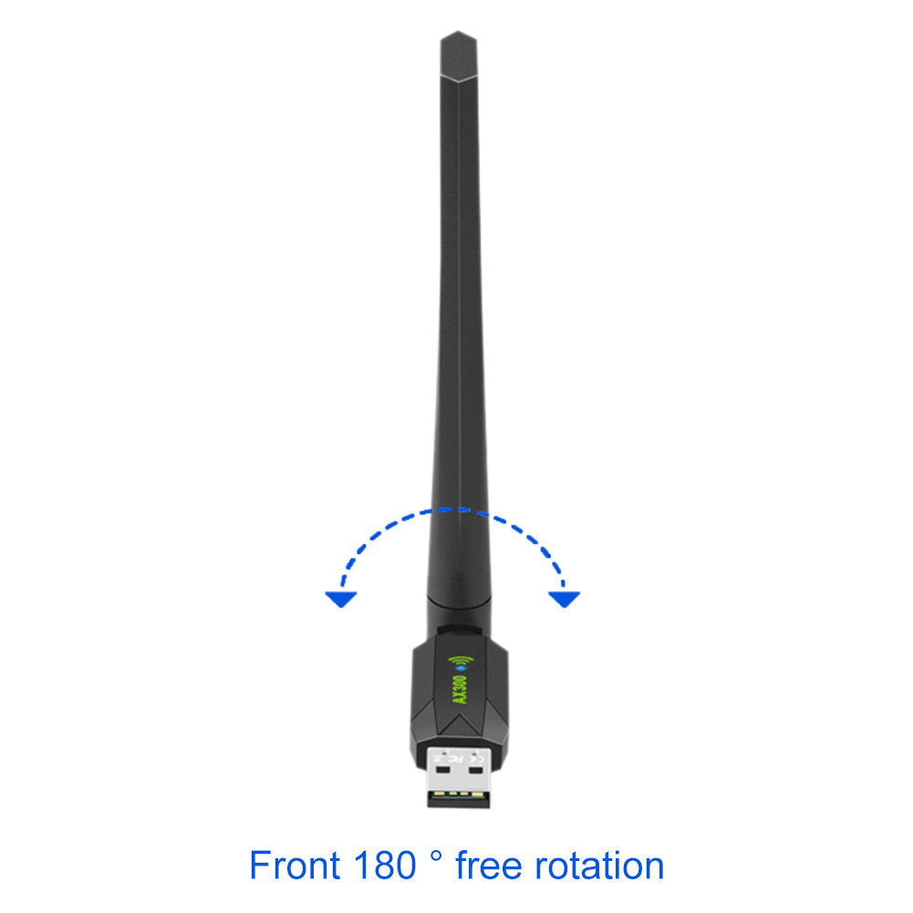 WIFI 6 USB WiFi Dongle with High Gain Antenna 2.4G 286Mbps AX286M for ...