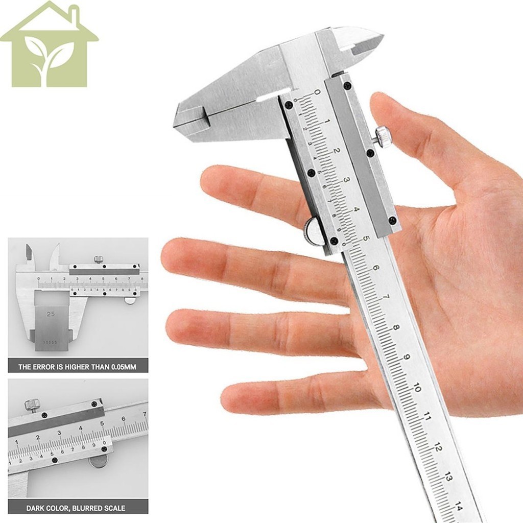 150MM 0-6" Vernier Calipers High Accuracy Gauge Micrometer Stainless ...