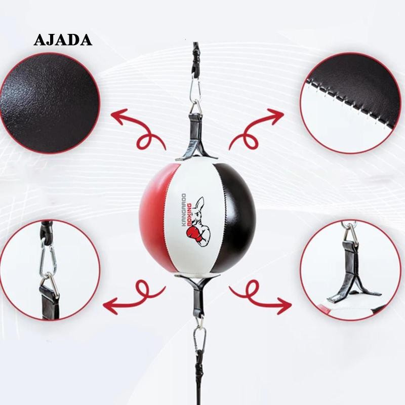 [ Double End Punching Bag Boxing Striking Bag Elastic Rope Portable ...