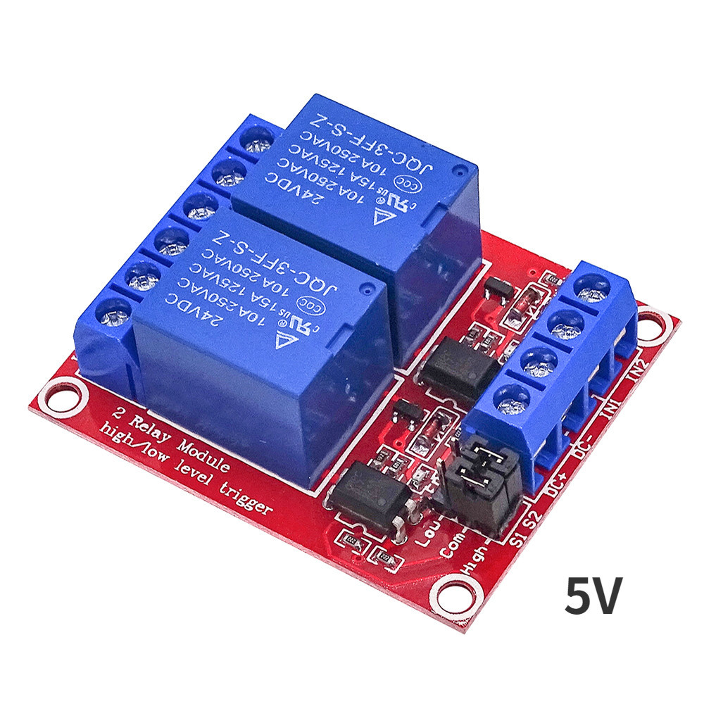 1PCS/2PCS 2 Channel Relay Module 5V High and Low Level Trigger Relay ...