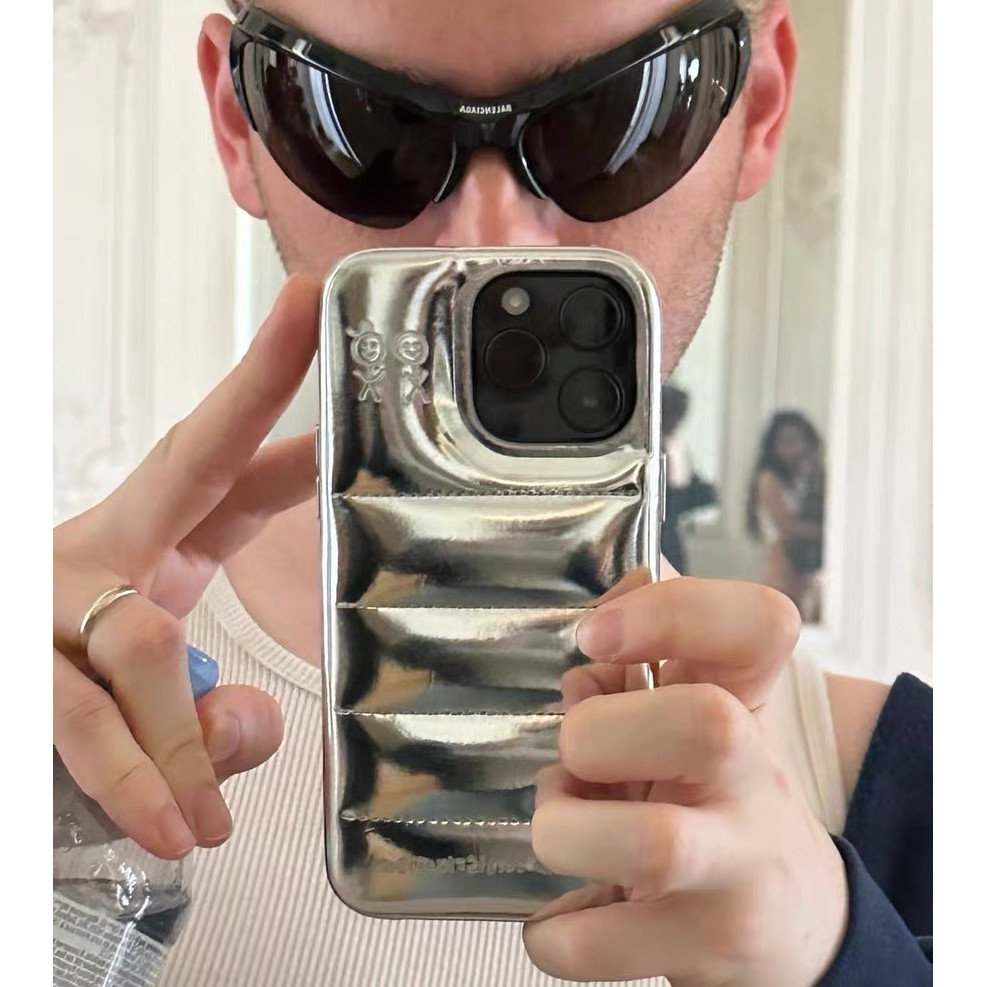 Pink Red Black and Silvery Two Fun Line Person Aurora Laser ins Style ...