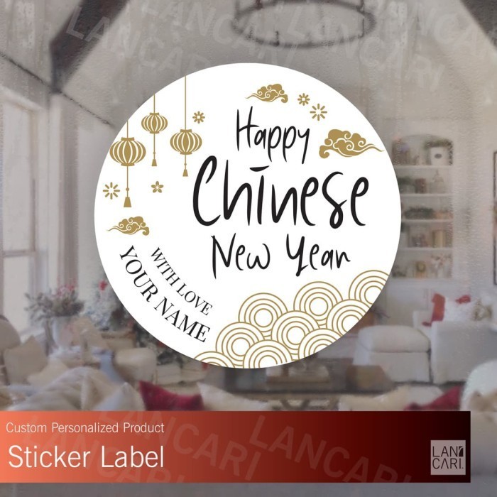 Chinese new year Label Sticker Chinese new year Chinese Envelope ...