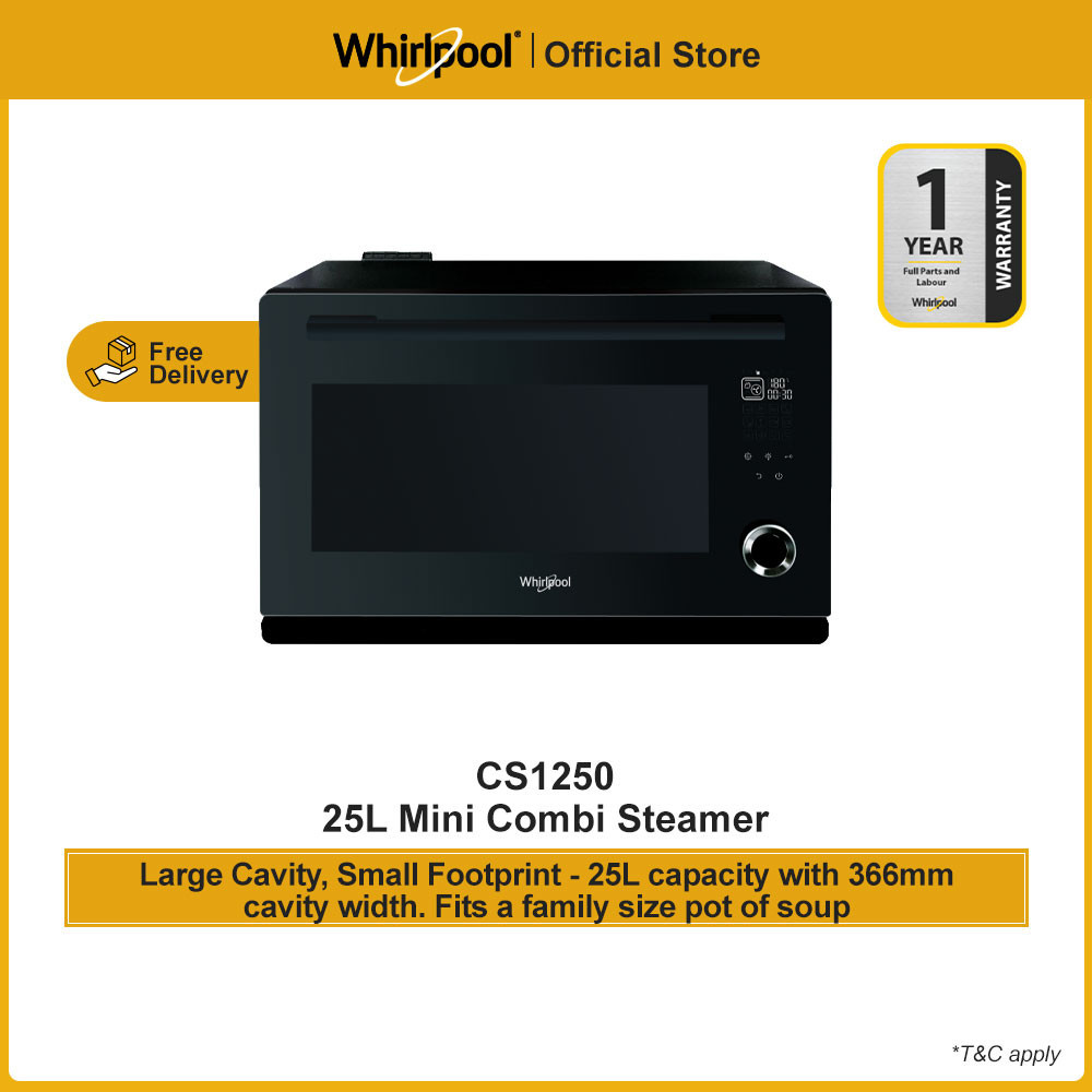 Whirlpool CS1250 4S Mini Combi Steamer 25L with 1 Year Warranty ...
