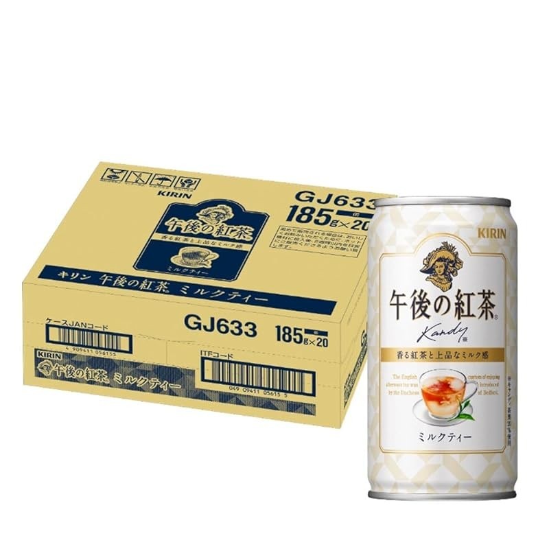 【Direct from Japan】Kirin Afternoon Tea Milk Tea can (185g x 20 cans ...