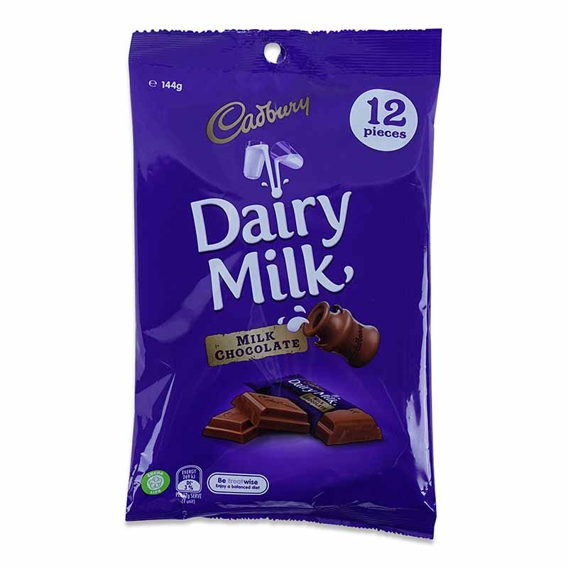 Cadbury Dairy Milk Share Pack, 144g | Shopee Singapore