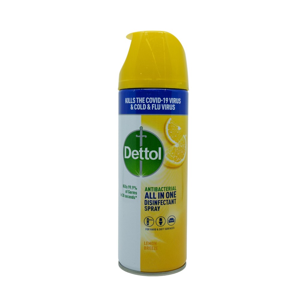 Dettol Disinfectant Spray Lemon 450ML | Shopee Singapore