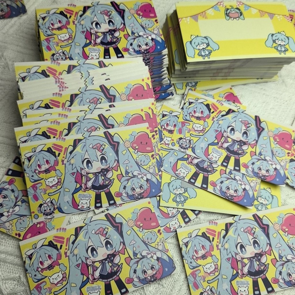 1176 People Collection Hatsune Miku Scratch Card Homemade diy Game ...