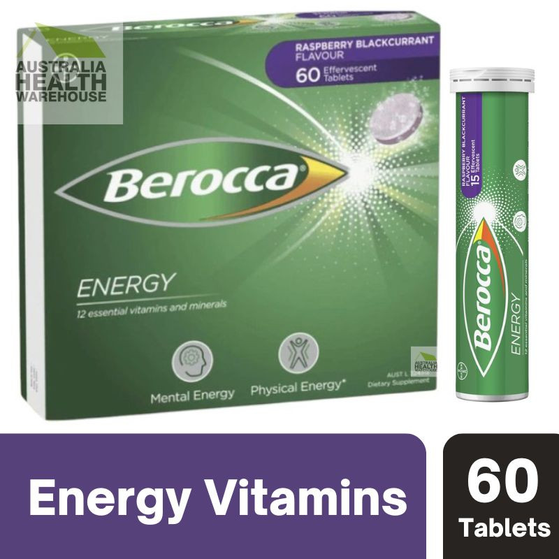 [Expiry: 09/2026] Berocca Energy Raspberry & Blackcurrant 60 ...