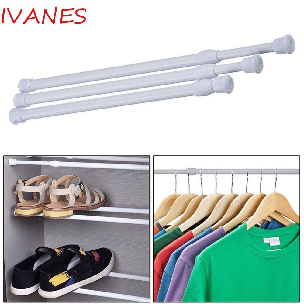 IVANES Telescopic Pole Spring Loaded Adjustable Net Rods Net Voile ...