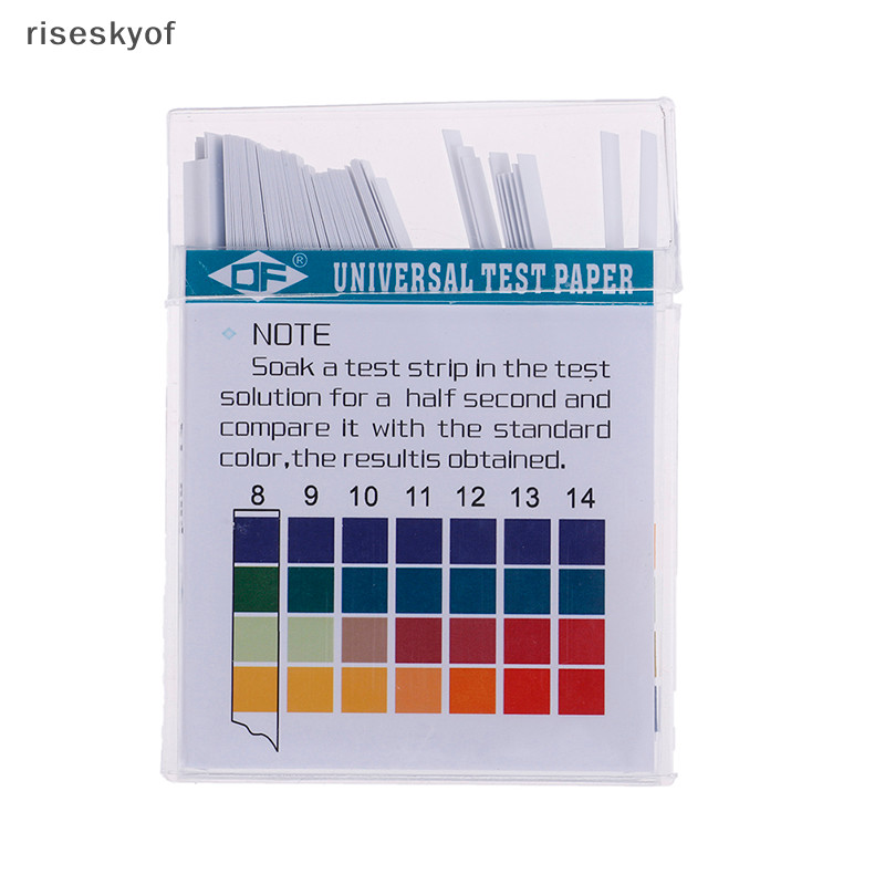 riseskyof 100Pcs 0-14 PH Test Strips Litmus Paper Universal Alkaline ...