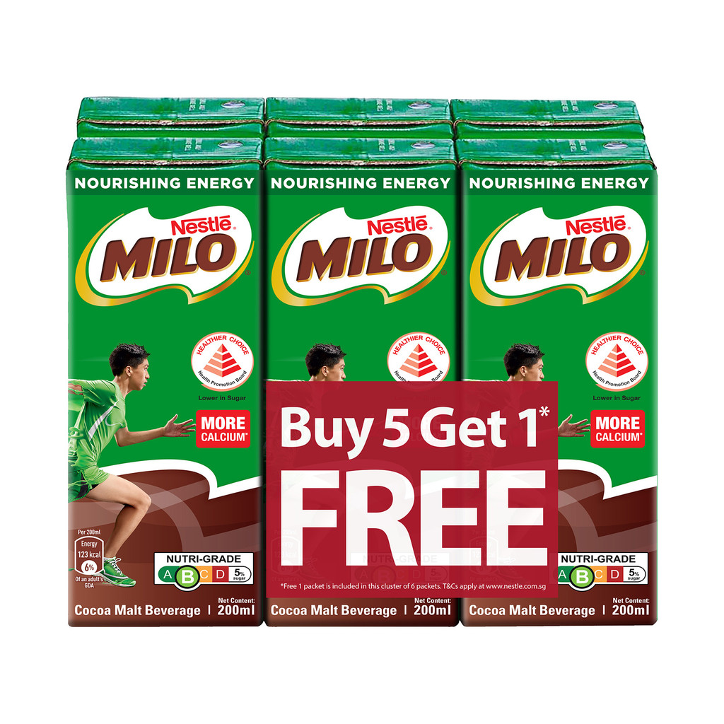 Milo Tetra 6x200ml | Shopee Singapore