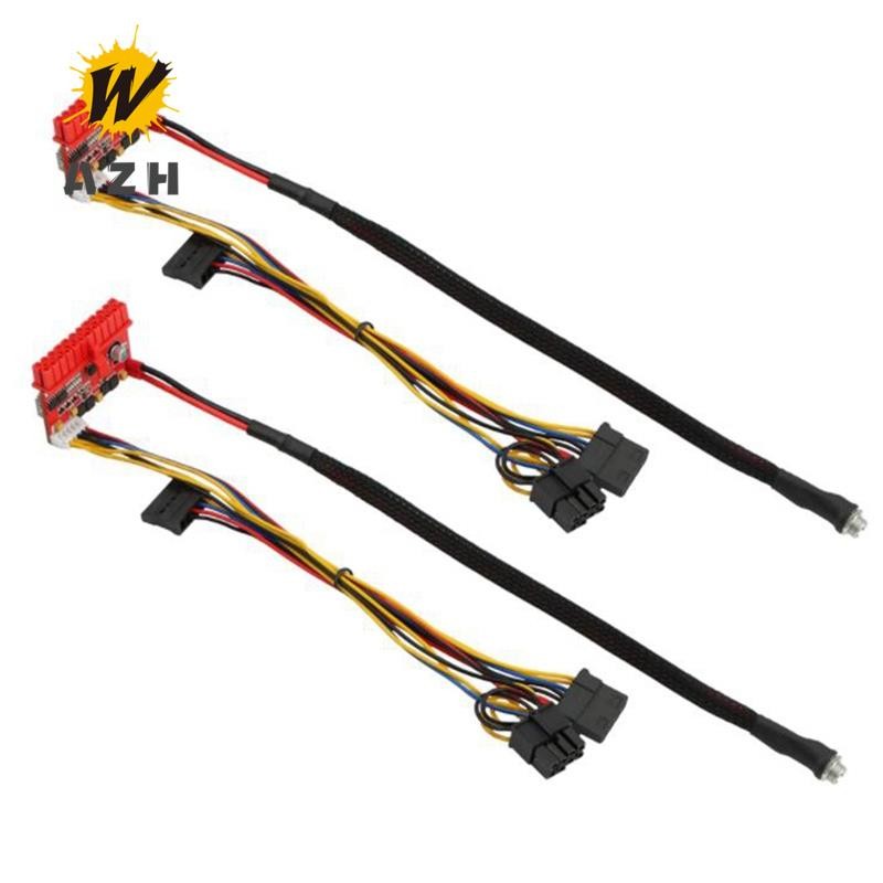 2X DC ATX PSU -BOX 12V 160W ATX Switch PSU 24Pin MINI ITX DC to Car ATX ...