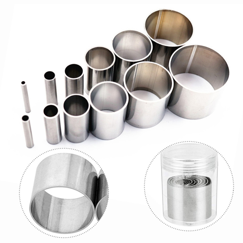7/8/12Pcs/Polymer Clay Cutter Hole Hollow Punch Set Stainless Steel ...