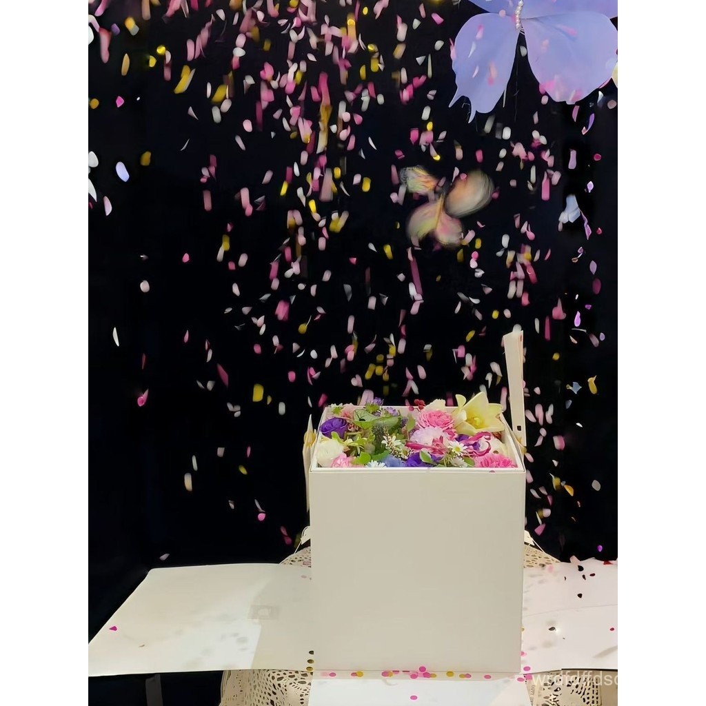 Shopee Official Flying Butterfly Spray Flower Gift Box Surprise ...