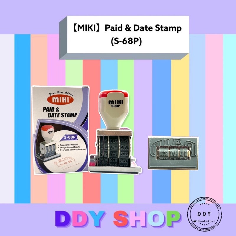 Paid & Date Stamp / Cop Tarikh (S-68P) | Shopee Singapore