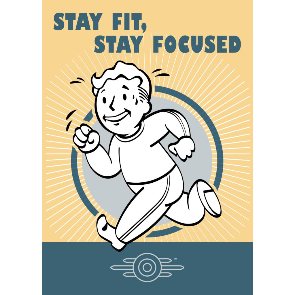 Fallout Series 4 Character Poster, Inspirational Slogan, Hot Game ...