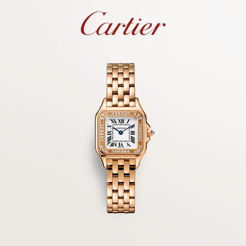 Cartier Cartier Panth re Cheetah Series Quartz Watch Rose Gold Diamond ...