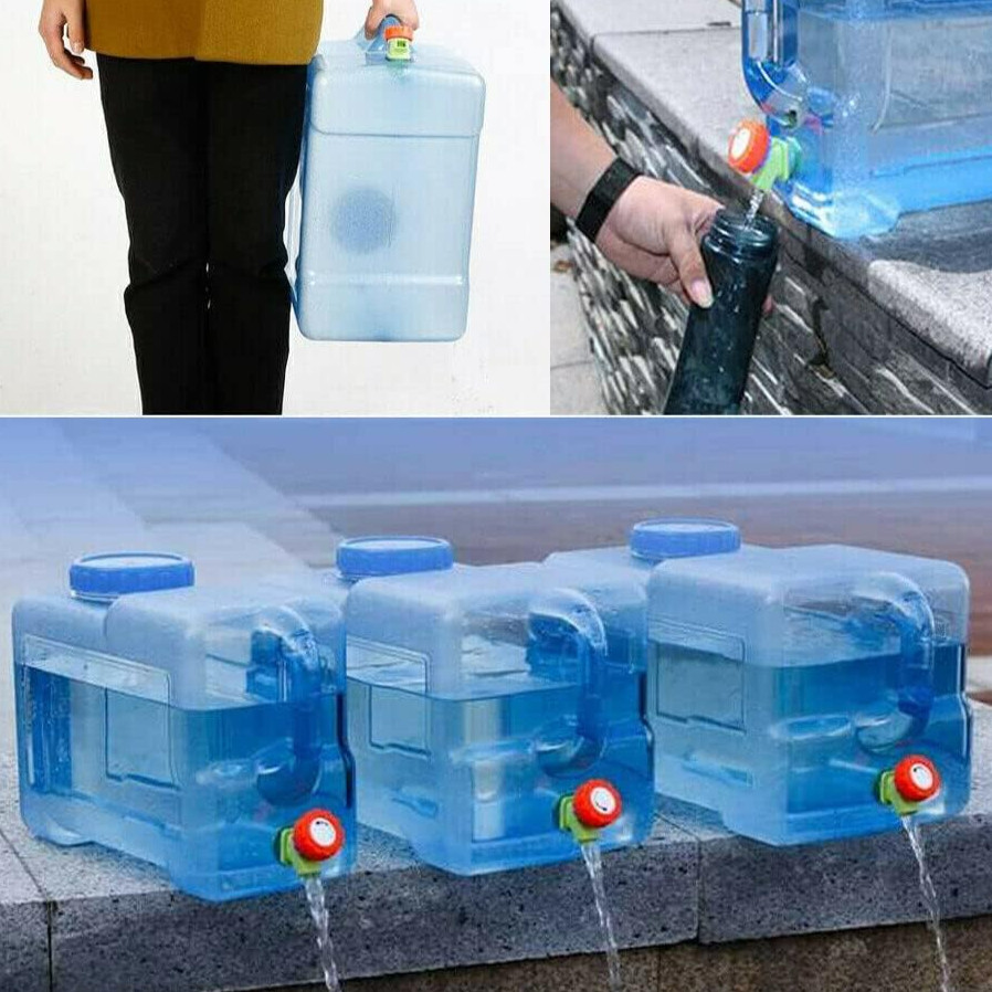 Portable drinking bucket portable 3L 5L 8L water containers emergency ...