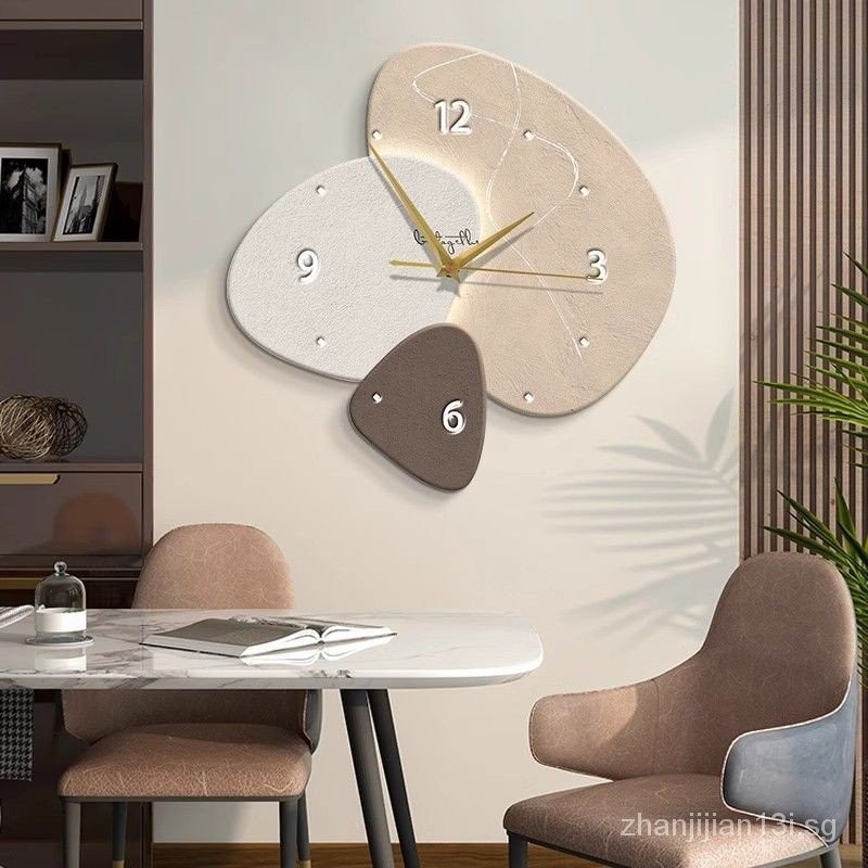 2024Clock Wall Clock New Living Room Home Wall-Mounted Fashion Creative ...
