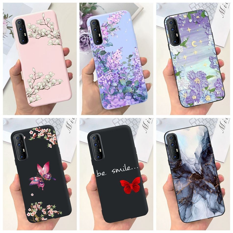 OPPO Reno3 Pro CPH2035 Beautiful Flower Pattern Casing Reno 3Pro 4G ...