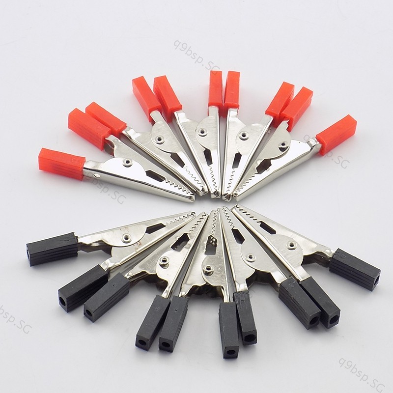 10pcs 50mm 35mm Alligator Clips Battery Clip Crocodile Car Caravan Van ...