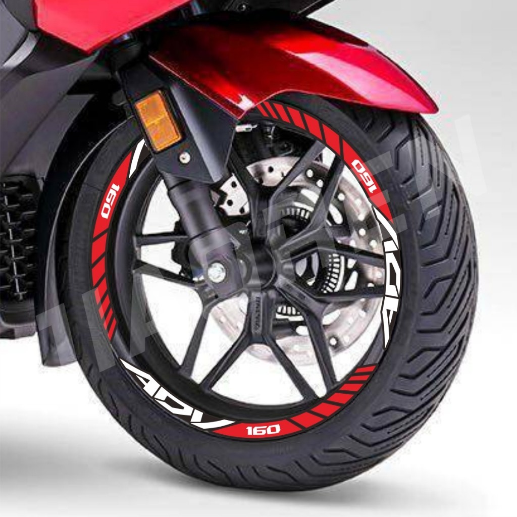 RTO RT Honda adv 160 mags sticker adv 150 decals front and back wheel ...